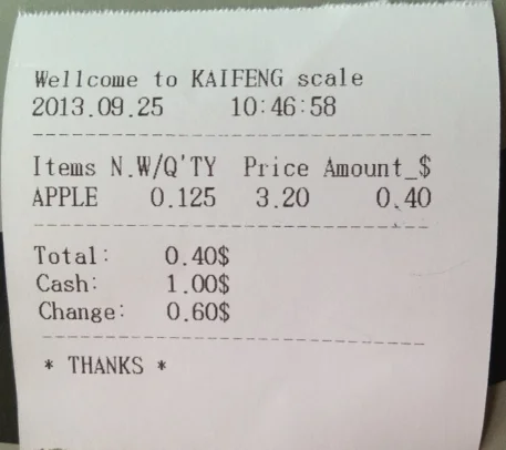 ACS-P3 Electronic Scale - Precise and Reliable Printing