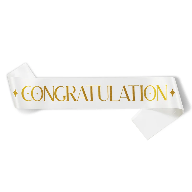 Congratulation Sash Graduation Ceremony Party Decoration - Buy ...