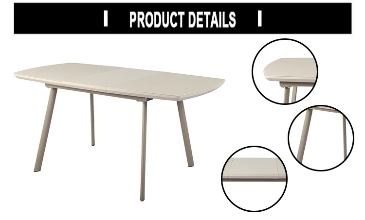 Cheap Price Modern MDF Extendable Dining Table Set| Alibaba.com