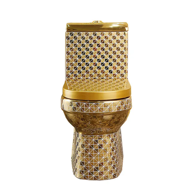 Water Saving Gold Wc Toilet WC Bowl Bathroom Closet for USA Market ...