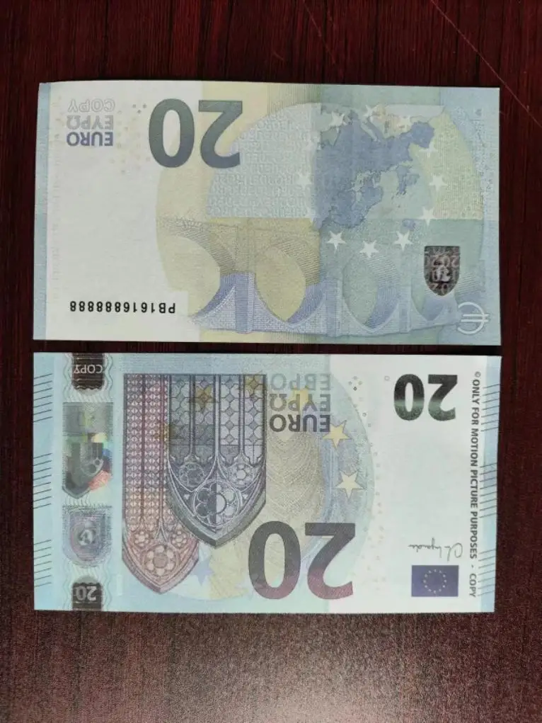 High Quality Movie Prop Euro Bank Ancestor Money Notes Party Novelties ...