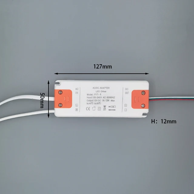 24w Ac100-240v 12v Led Driver Transformer Lighting Switching Power ...