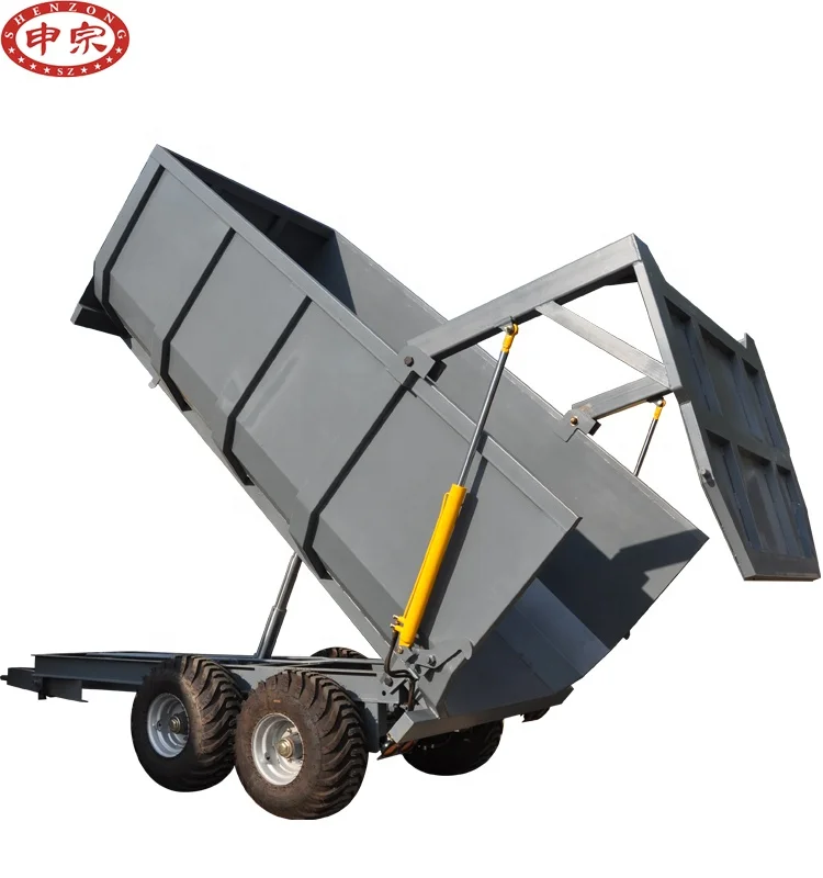 Rear Door Hydraulic Open Grain Cargo Transportation Dump Trailer For ...