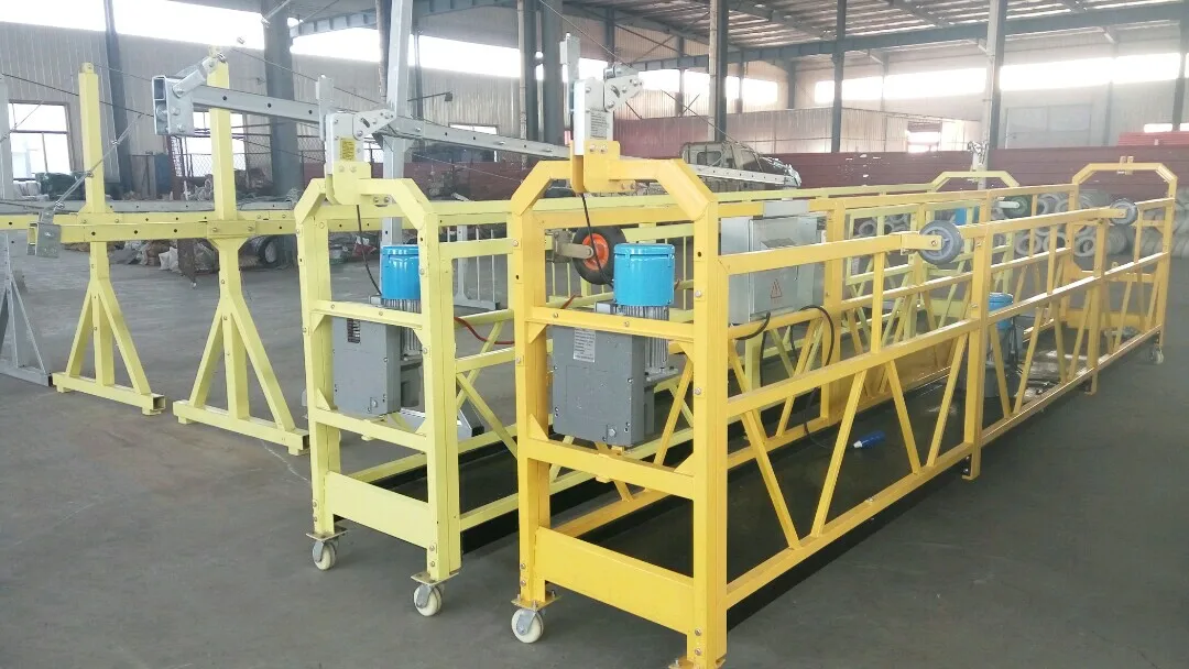 Aluminum Steel Electric Suspended Working Platform Gondolas