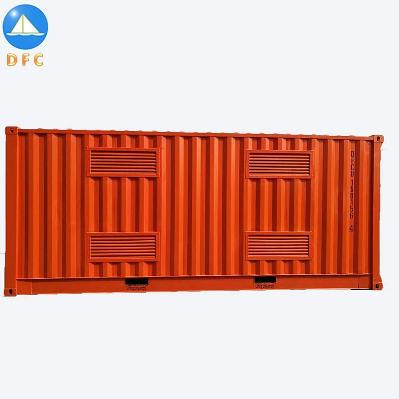 20feet Bund Floor Side Open Shipping Container for Chemicals