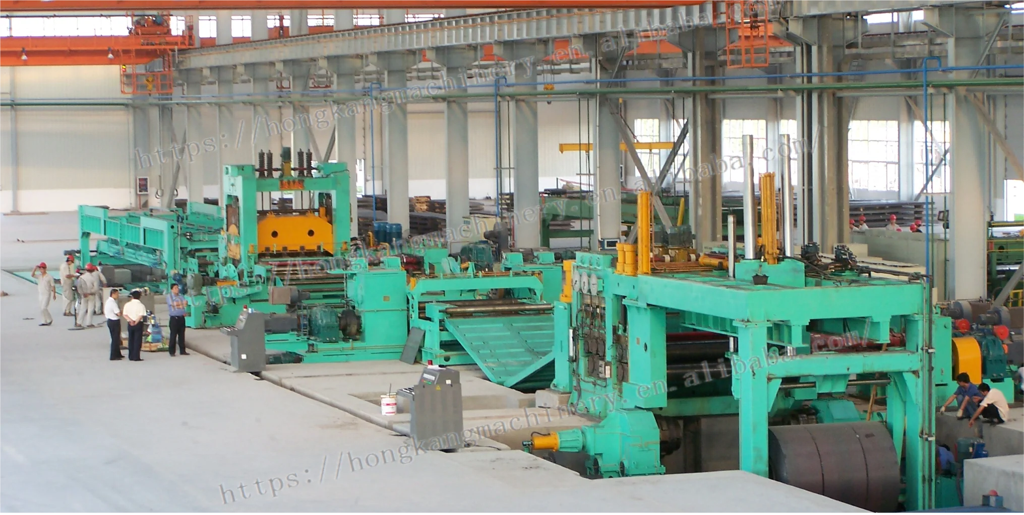 Steel Coil Uncoiling Leveling Shearing Stacking Line/ Hot Roll Steel ...