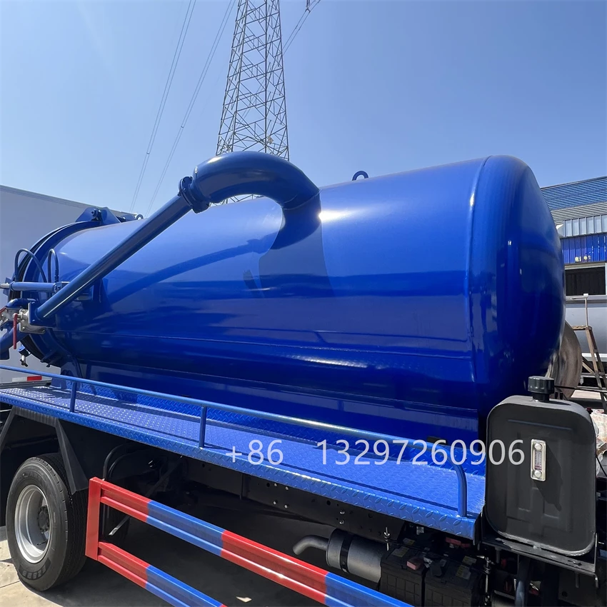 High Quality Factory Fecal Septic Tank Truck Sewage Suction Tank Truck ...