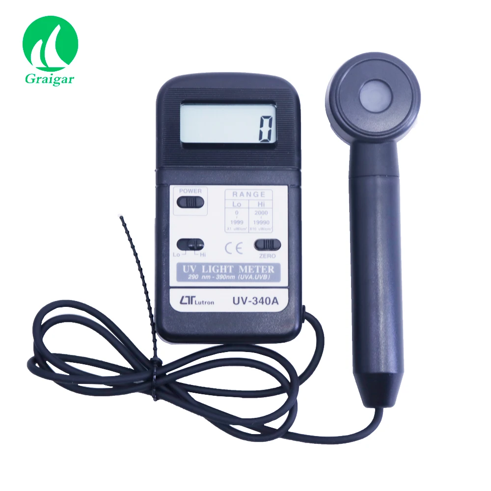Lutron UV-340A Digital UV Light Meter - UVA & UVB Tester