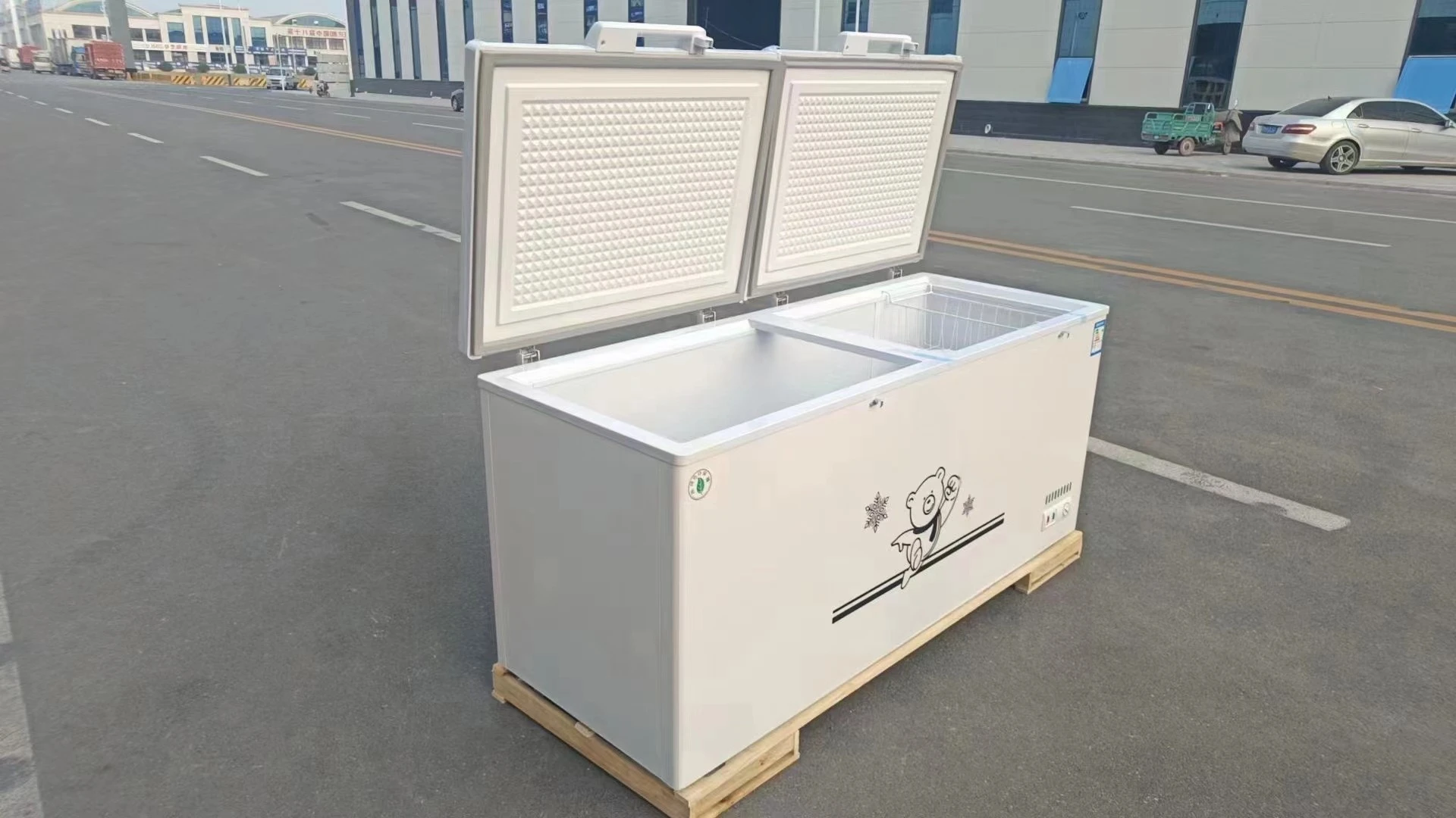 Top Open Freezer Refrigerators Commercial Horizontal Refrigerator Deep ...