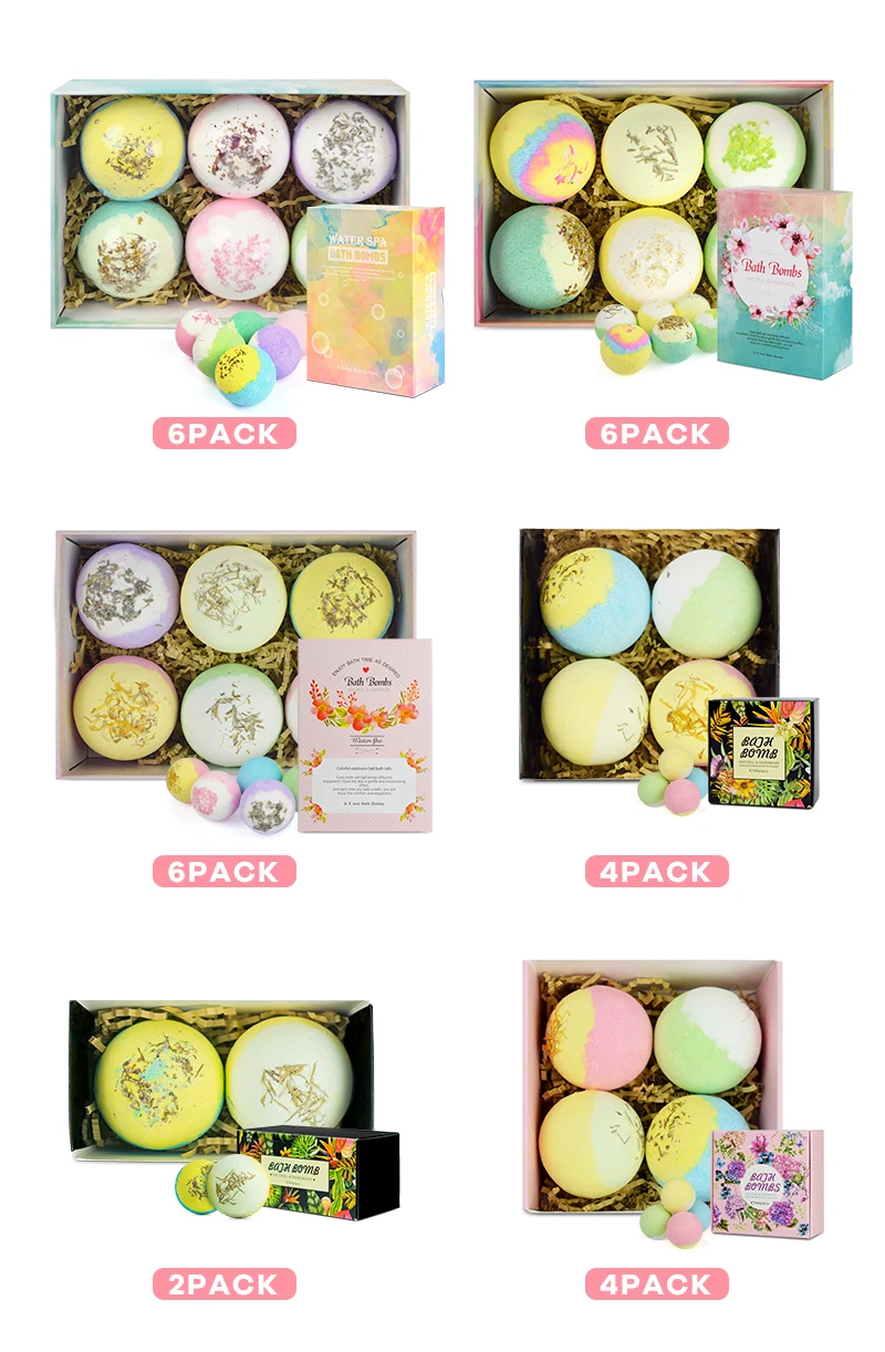 Best Sale100g Organic Plant Flower Oil Butter All Shaped Bath Fizzer ...