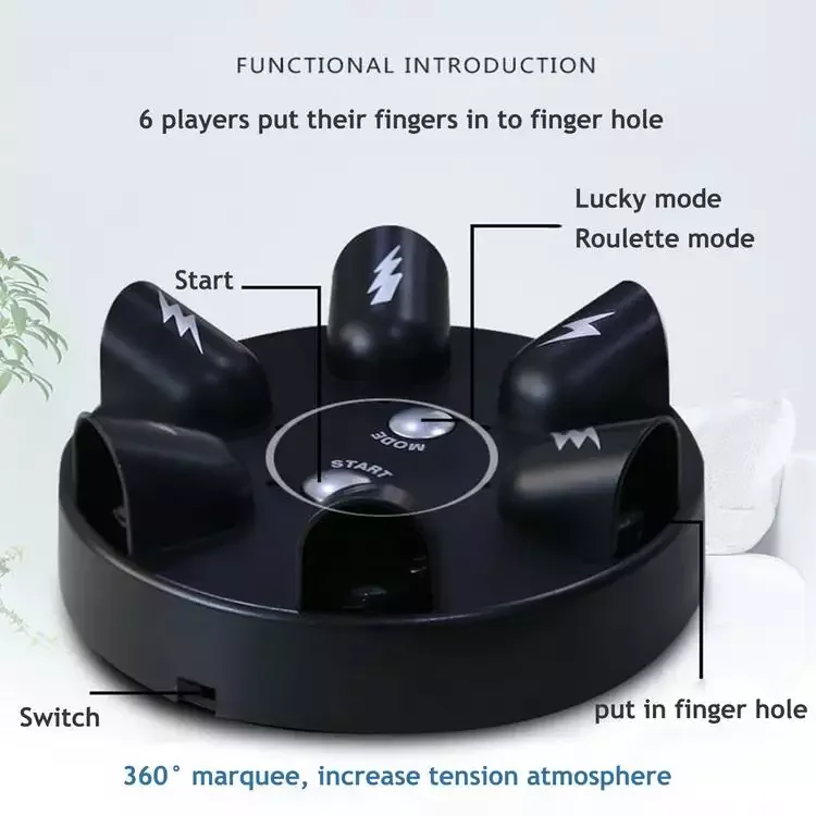 Electric Finger Machine Shock Tricky Lie Detector Shocking Liar Truth ...