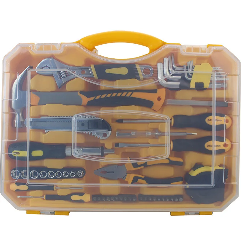 Hardware Tools Set - Hammers, Pliers, Spanners, & More