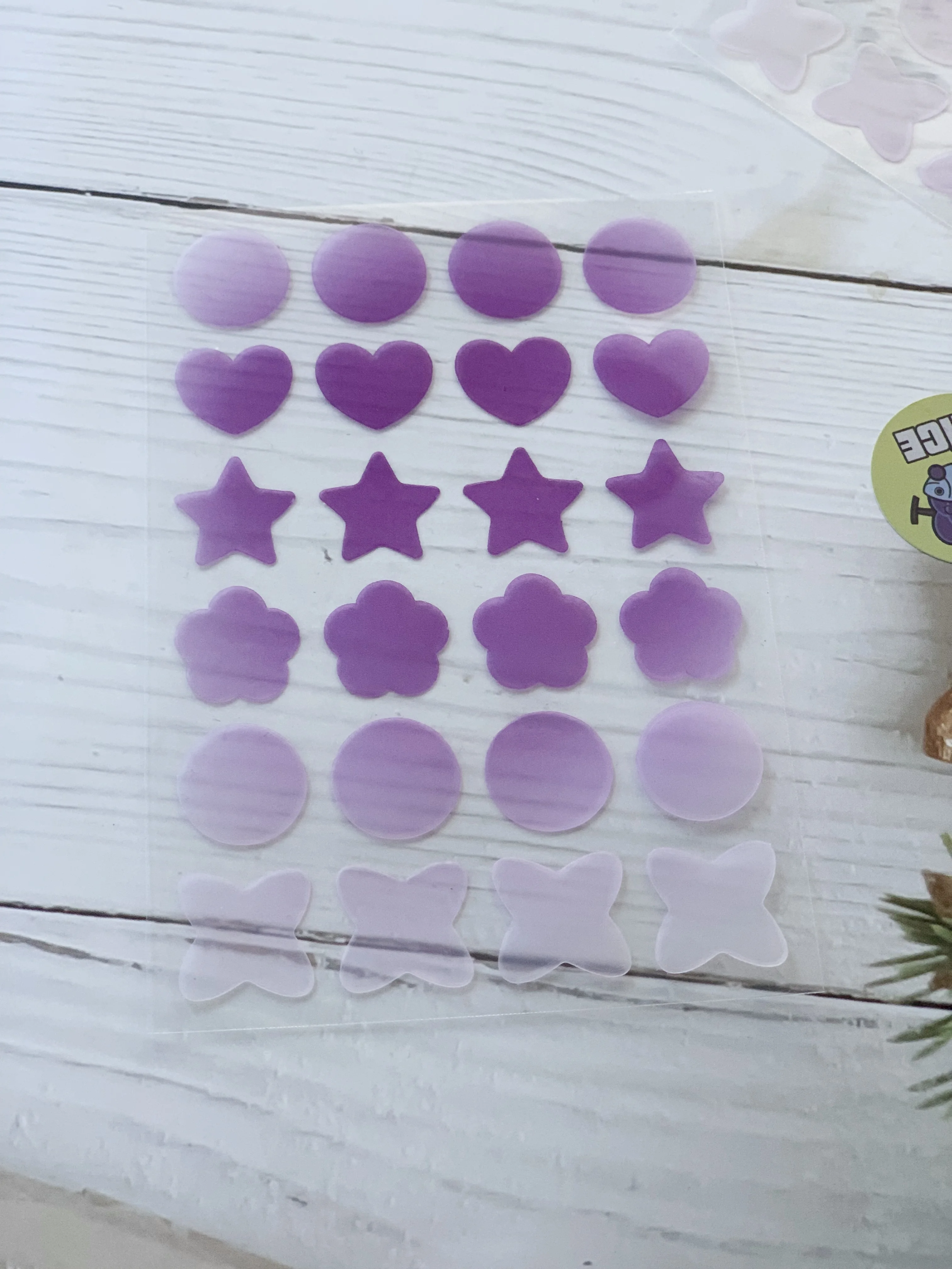 Uv Color Changing Sticker Transparent Pvc Outdoor Sunscreen Test Color ...