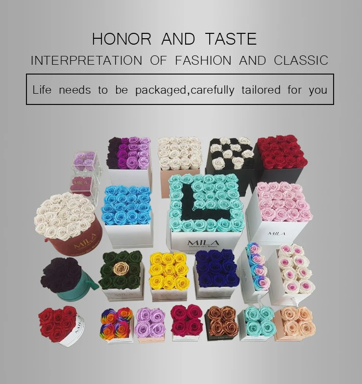 Luxury Round Matt White Rigid Paper Cardboard Flower Gift Box With ...