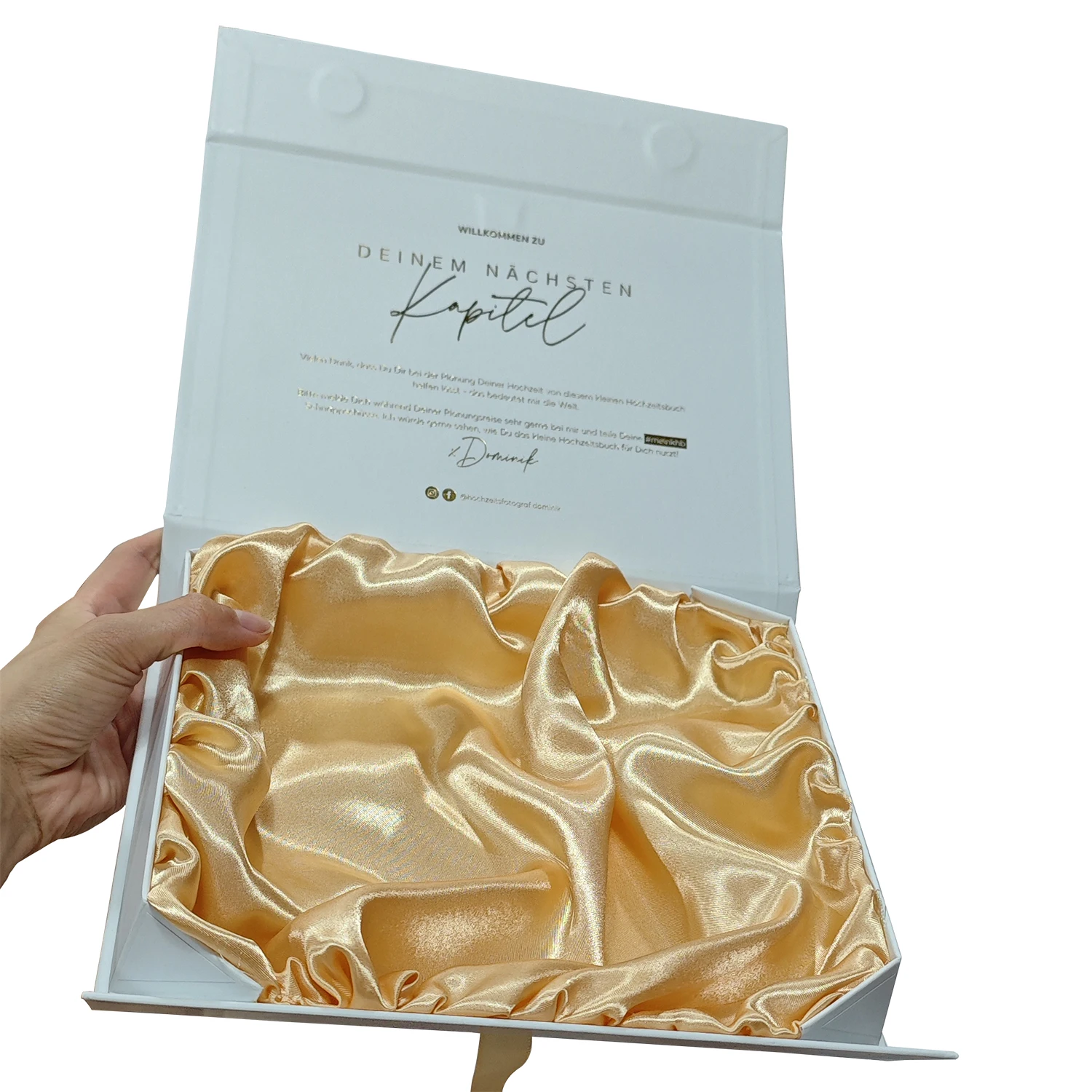 Luxury Satin Hair Ribbon Boxes - Elegant Wig Packaging