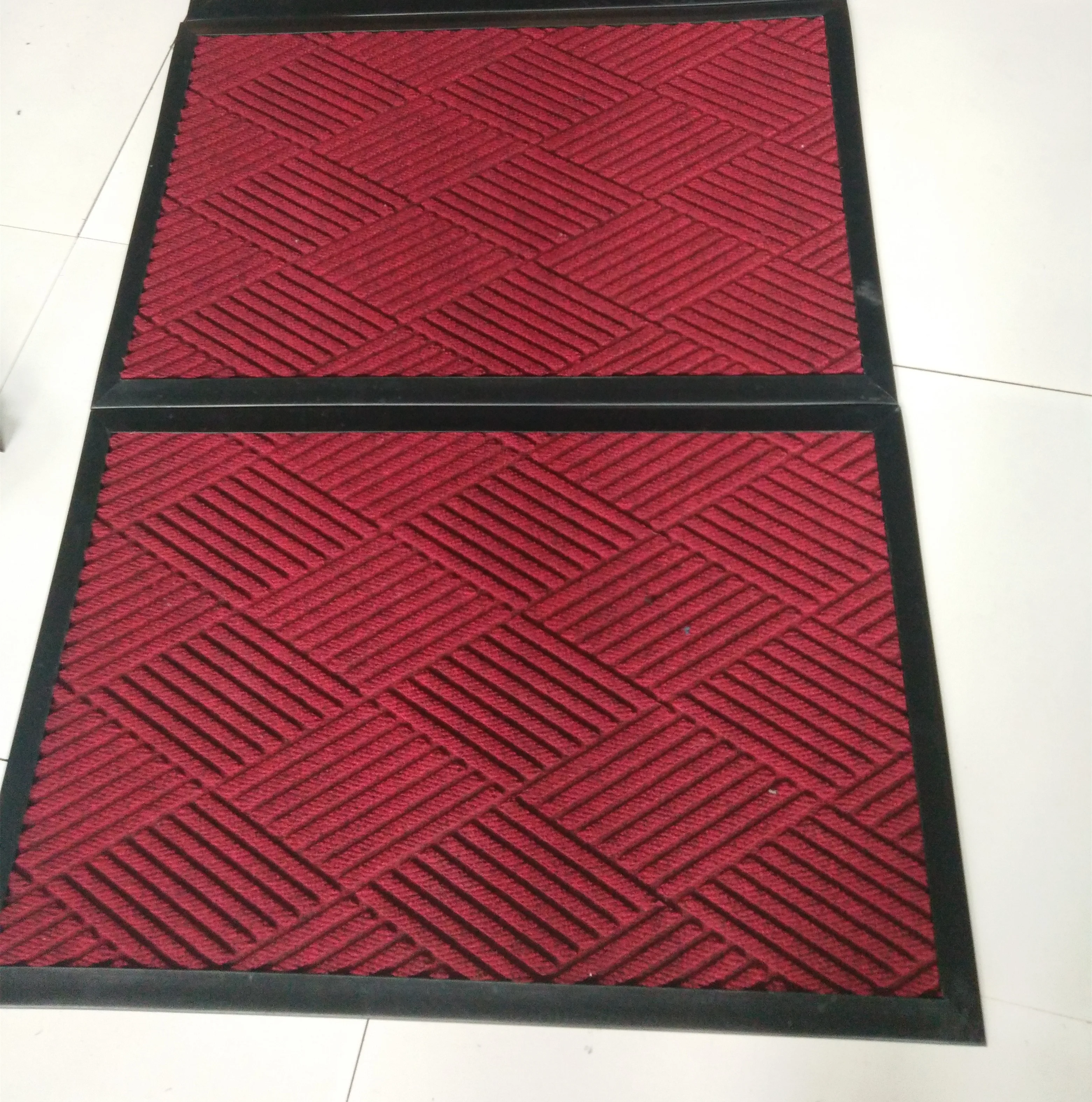 Heavy Duty Anti Slip Rubber Backing Pp Material Indoor Outdoor Doormat ...