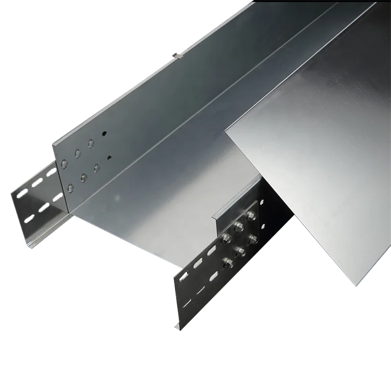 Galvanized Stainless Steel Cable Trunking With Cover | Solid Through ...