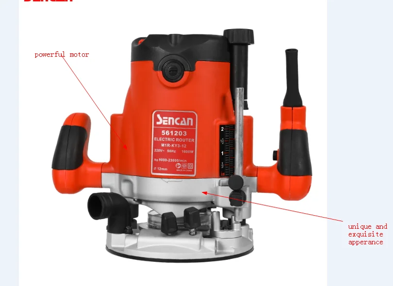 2020 SENCAN Mini Electric Wood Work Router - 1600W Power