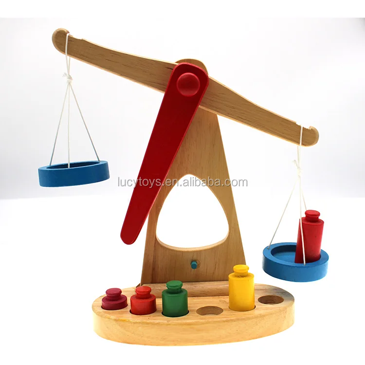 Children Early Educational Wisdom Balance Game Toys Children's Weighing ...