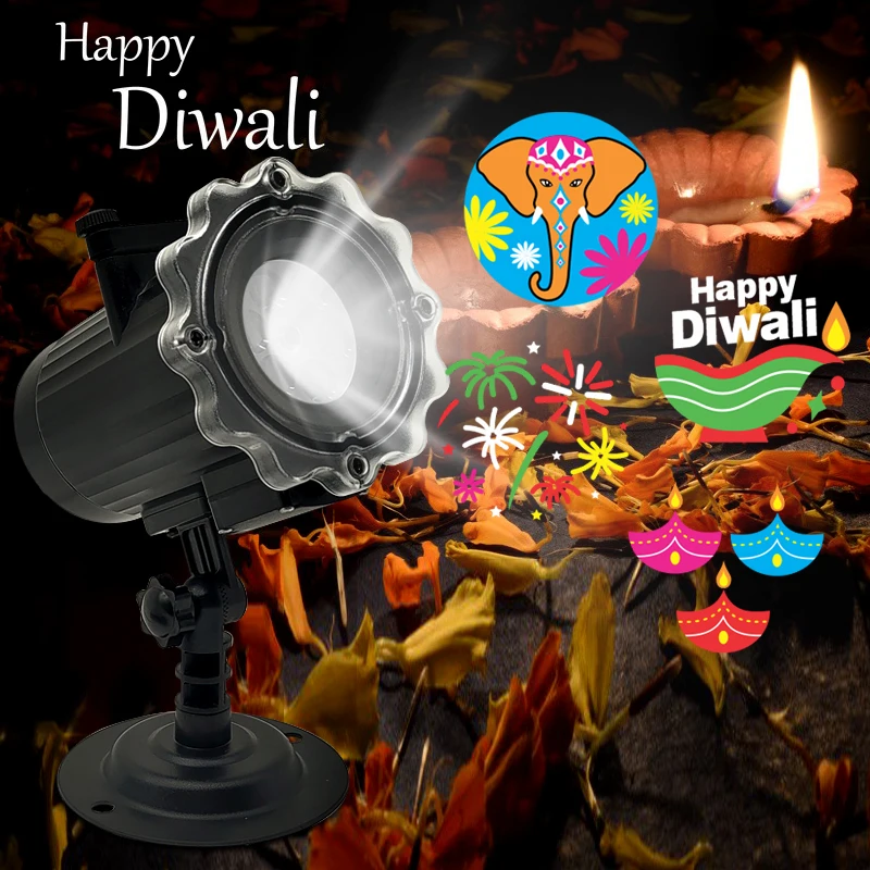 Diwali Festival in 2023 Plug-in Replaceable Pattern Rotary Indoor and ...