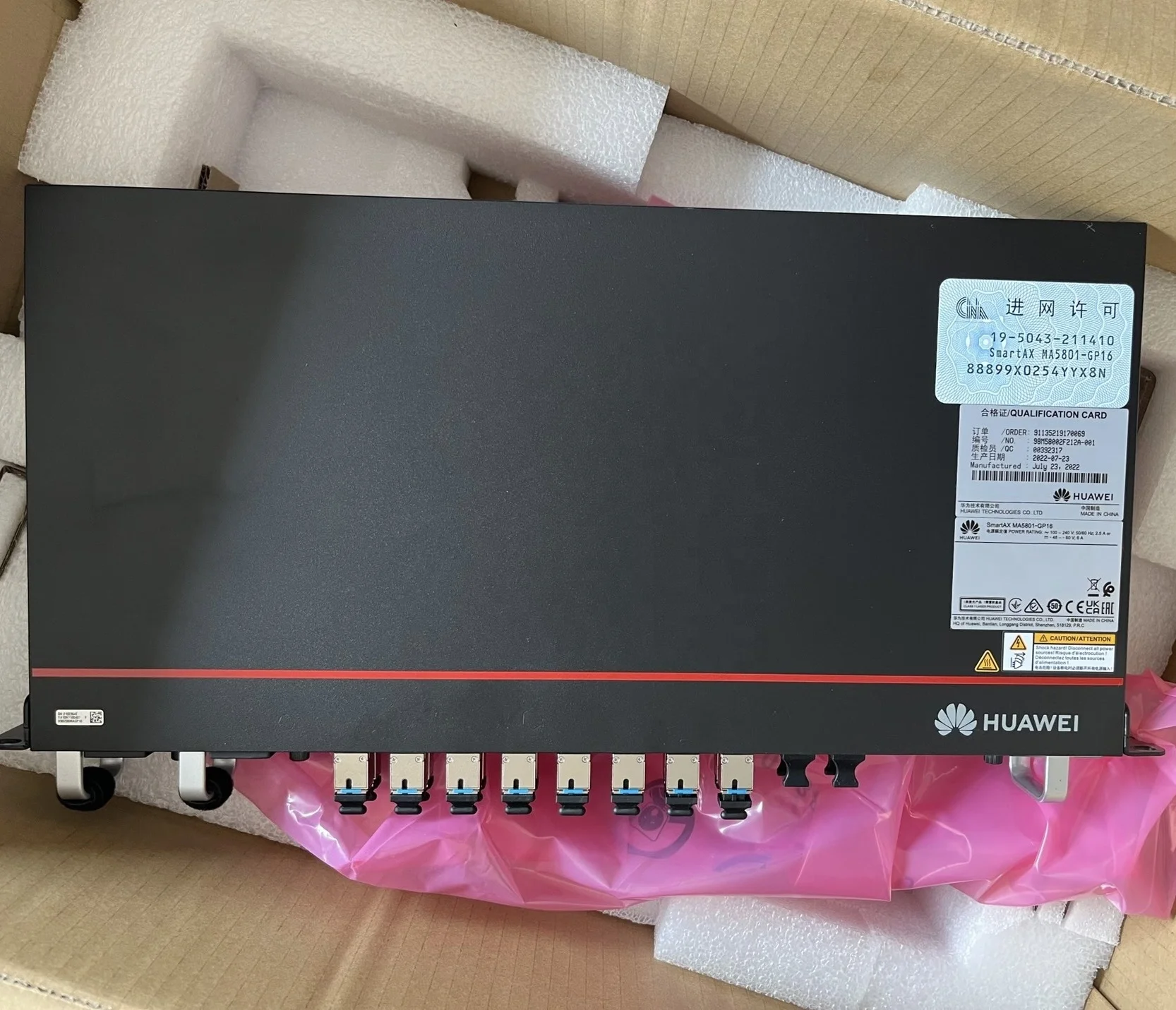 Smartax MA5801 OLT - 16 Port GPON Solution for Networking