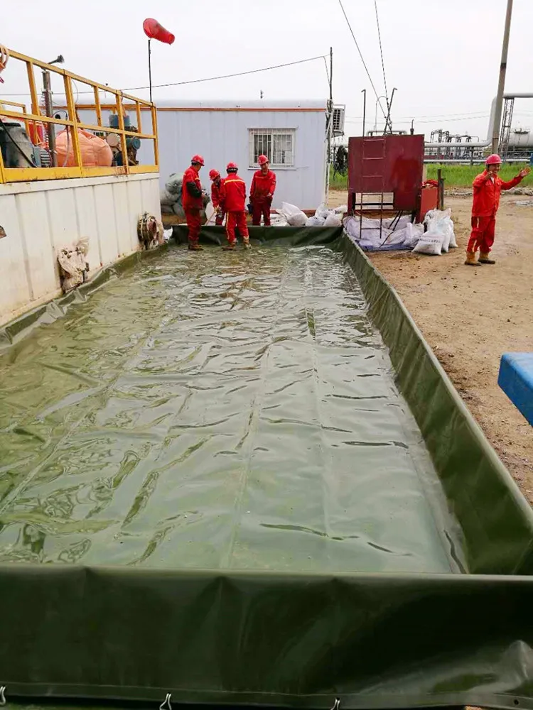 Customized Oil Spill Berm Containment Berm For Oil Leakage - Buy Oil ...