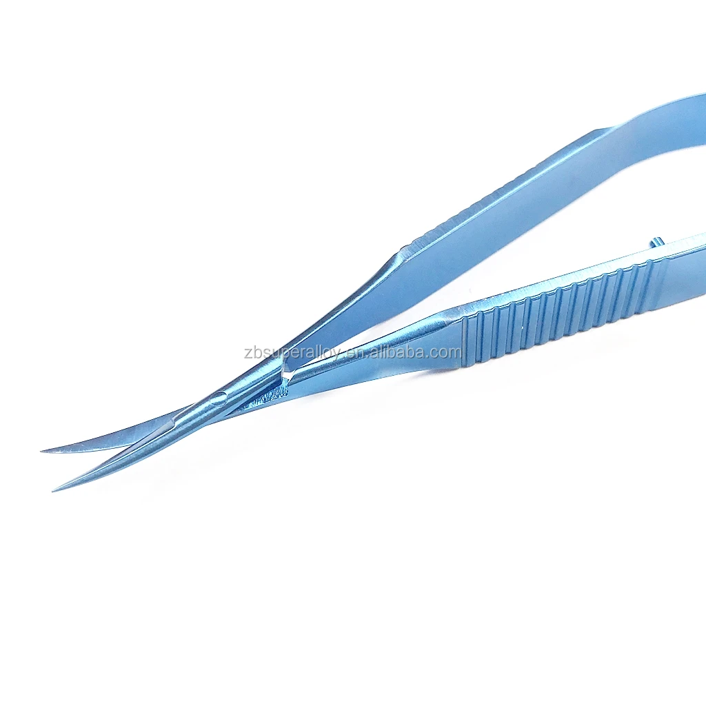 Titanium 10.5cm Ophthalmic Microsurgical Forceps Capsulotomy Vannas ...