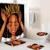 New Arrival African Girl Print Flannel Memory Foam 4 Piece Bath Rug Set ...