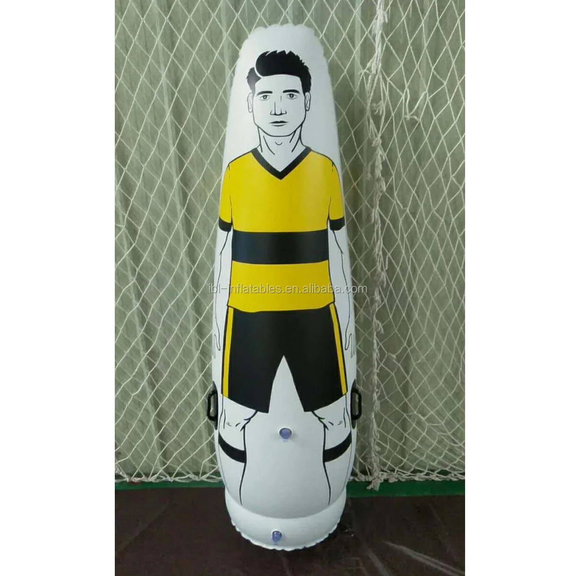 175cm Inflatable Football Training Goalkeeper Tumbler air Soccer Dummy ...