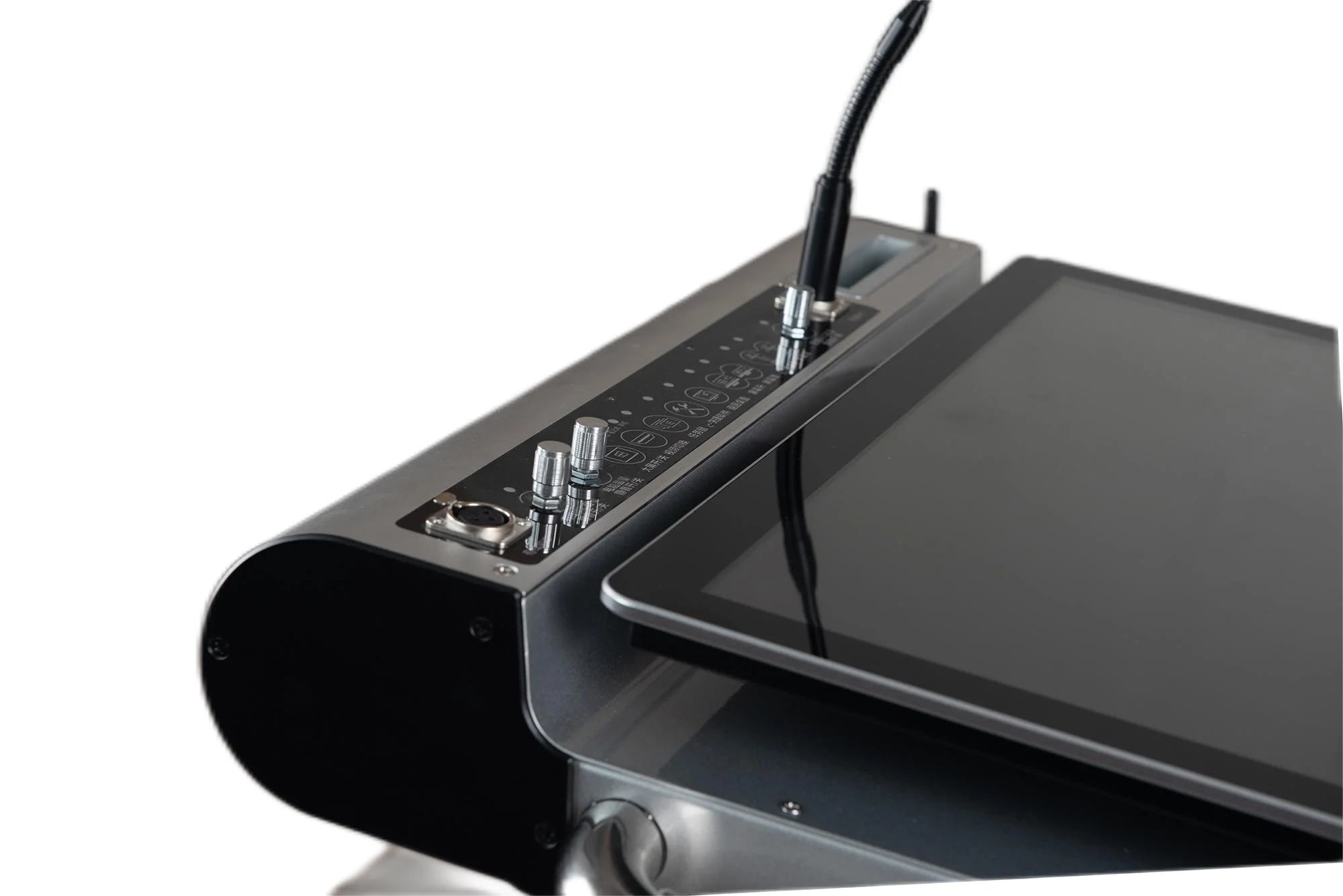 Electric Height Adjustable Church Pulpit with Monitor