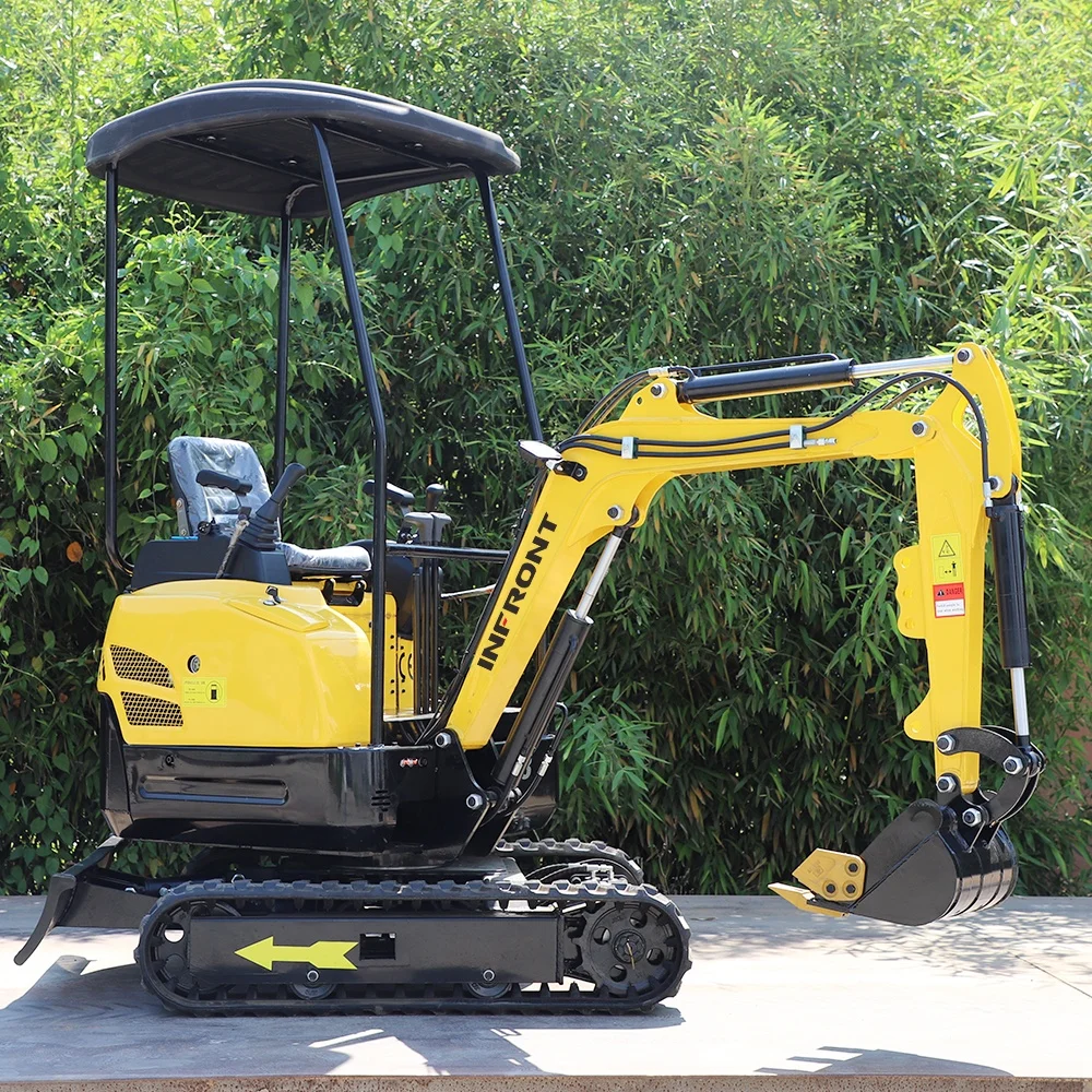 Excavator Epa Engine Crawler Micro Digger 1.2 Ton Hydraulic Farm Small ...