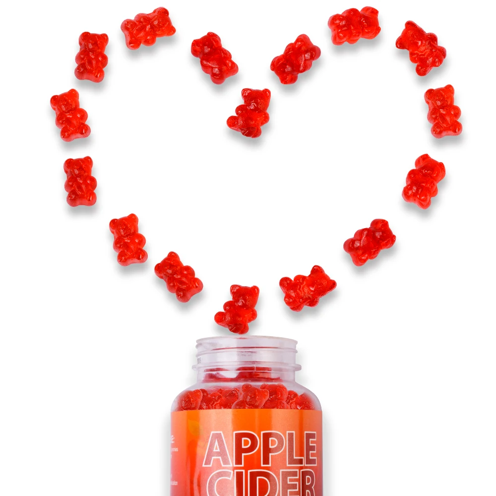 Private Label Organic Vegan Apple Cider Vinegar Gummies Supplement