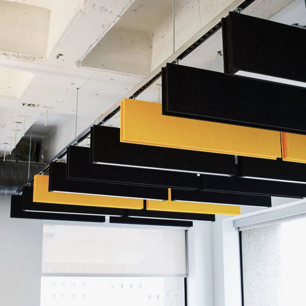 Suspended Ceiling Acoustic Panel Sound Absorber Baffle Ceiling Sound ...