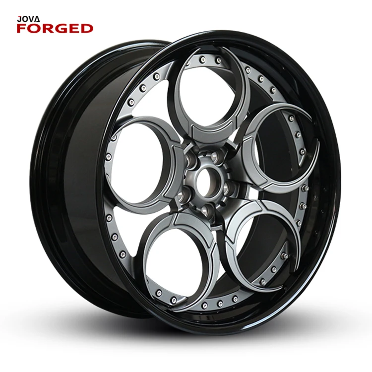 Aftermarket 2 Piece Deep Dish Car Modification Wheels 22" Concave Rim ...