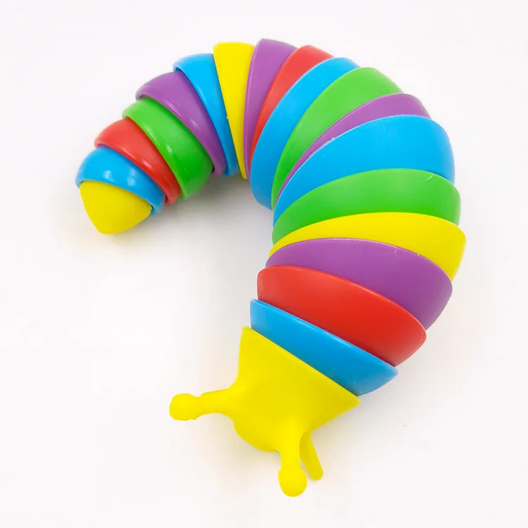 Finger Fidget Slug Articulating Stim Toy 3d Printed Articulated Sticky ...