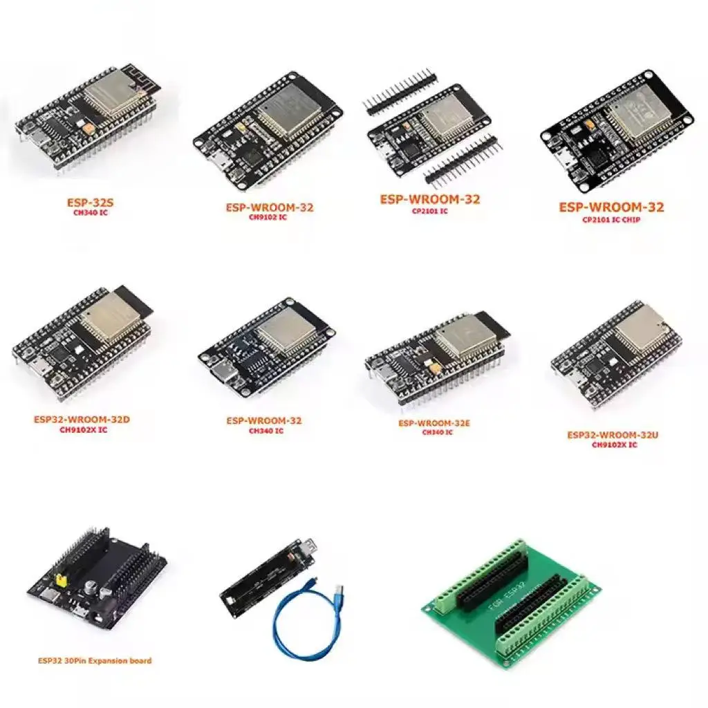 Esp32 S Wroom1 N6 Esp32 Hmi 8mb Flash Esp32 C5 A1s Type C Esp32 S3 3040