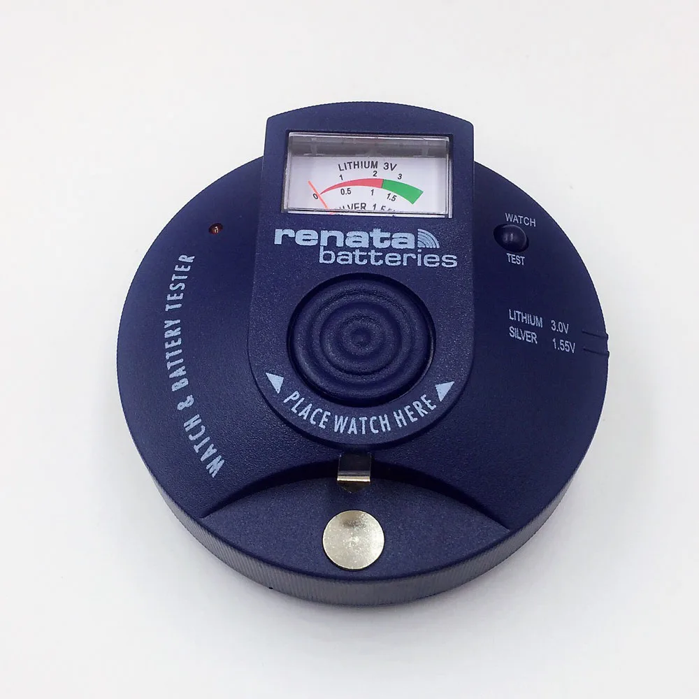 Circular Type Watch Battery Pulse Tester And 1.5v 3v Button Cell ...
