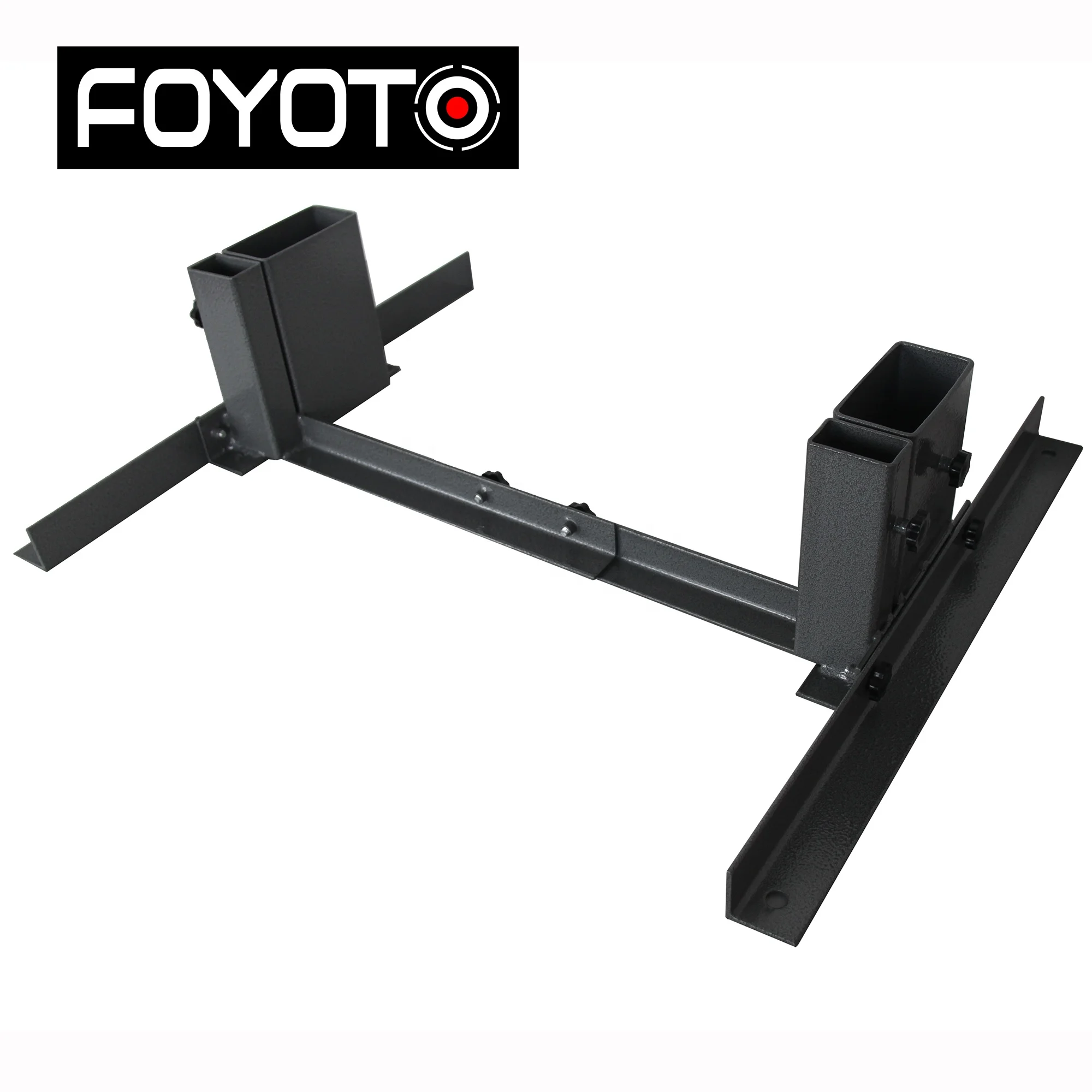 FOYOTO Outdoor Metal Shooting Target Stand - Adjustable & Durable