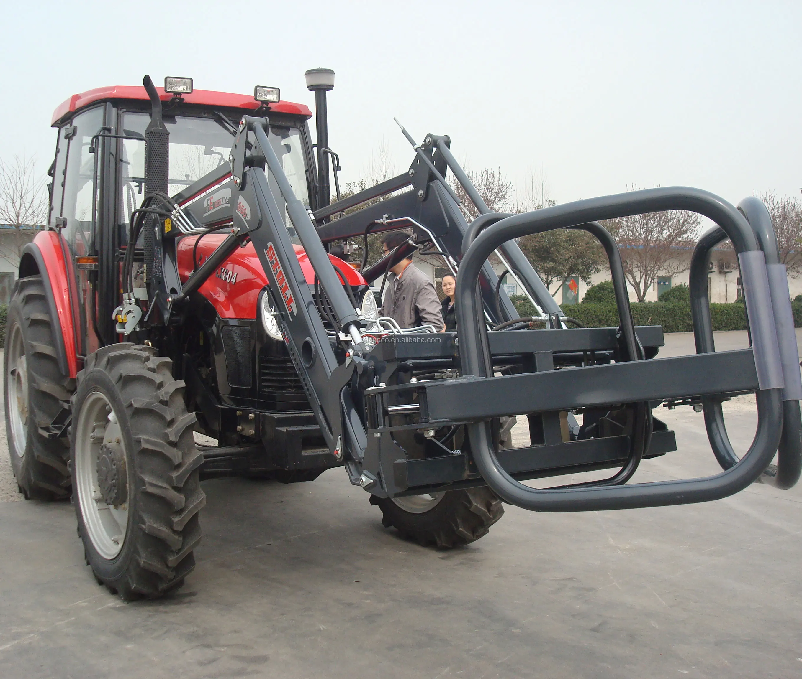 Tractor Implement Bale Grab Loader Machine - Buy Loader,Backhoe Loader ...