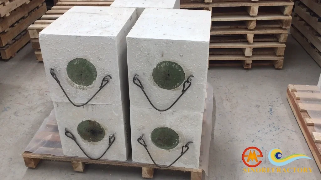 Ladle Bottom Argon Blowing Purging Plug - Buy Ladle Bottom Argon ...