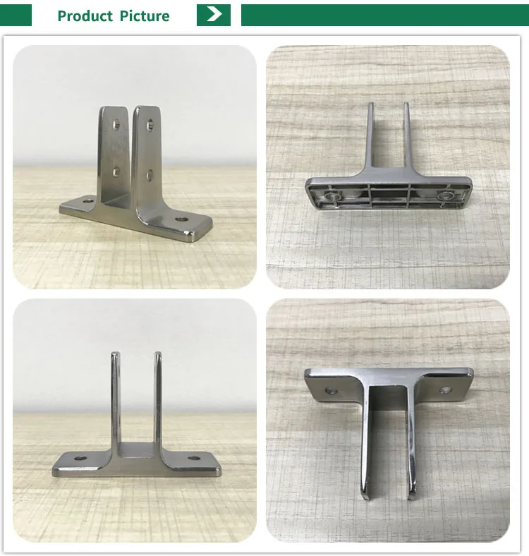 2024 Toilet Cubicle Partition Wall Bracket - Durable Zinc Alloy