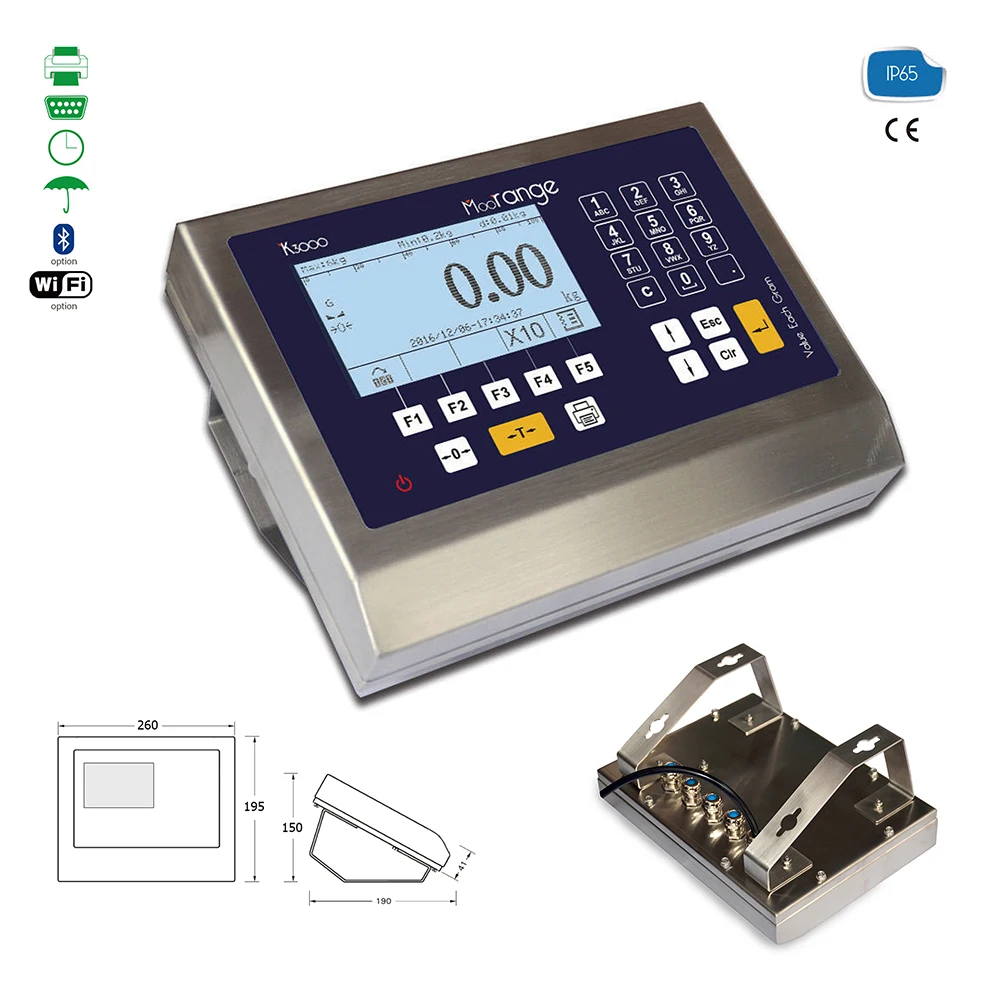 K3000 Digital Ip65 Modbus Tcp Ycp Weighbridge Display - Buy Truck Scale ...