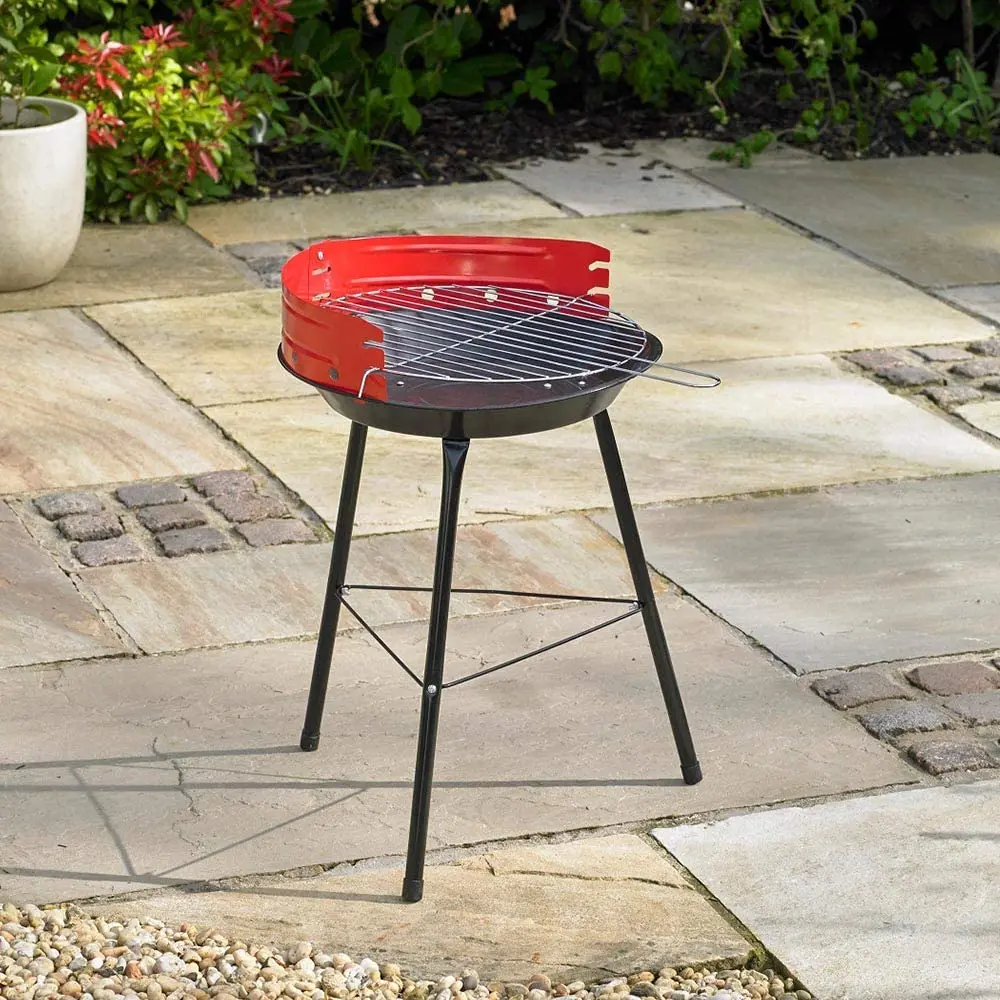 Three Legs 14 Inch Flat Top Grills Charcoal Barbecue Tripod Simple ...