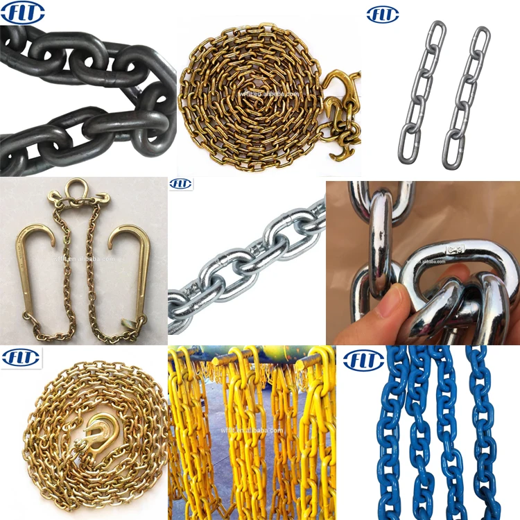 Pvc Colored Plastic Coated Swing Security Metal Chain For Playground ...