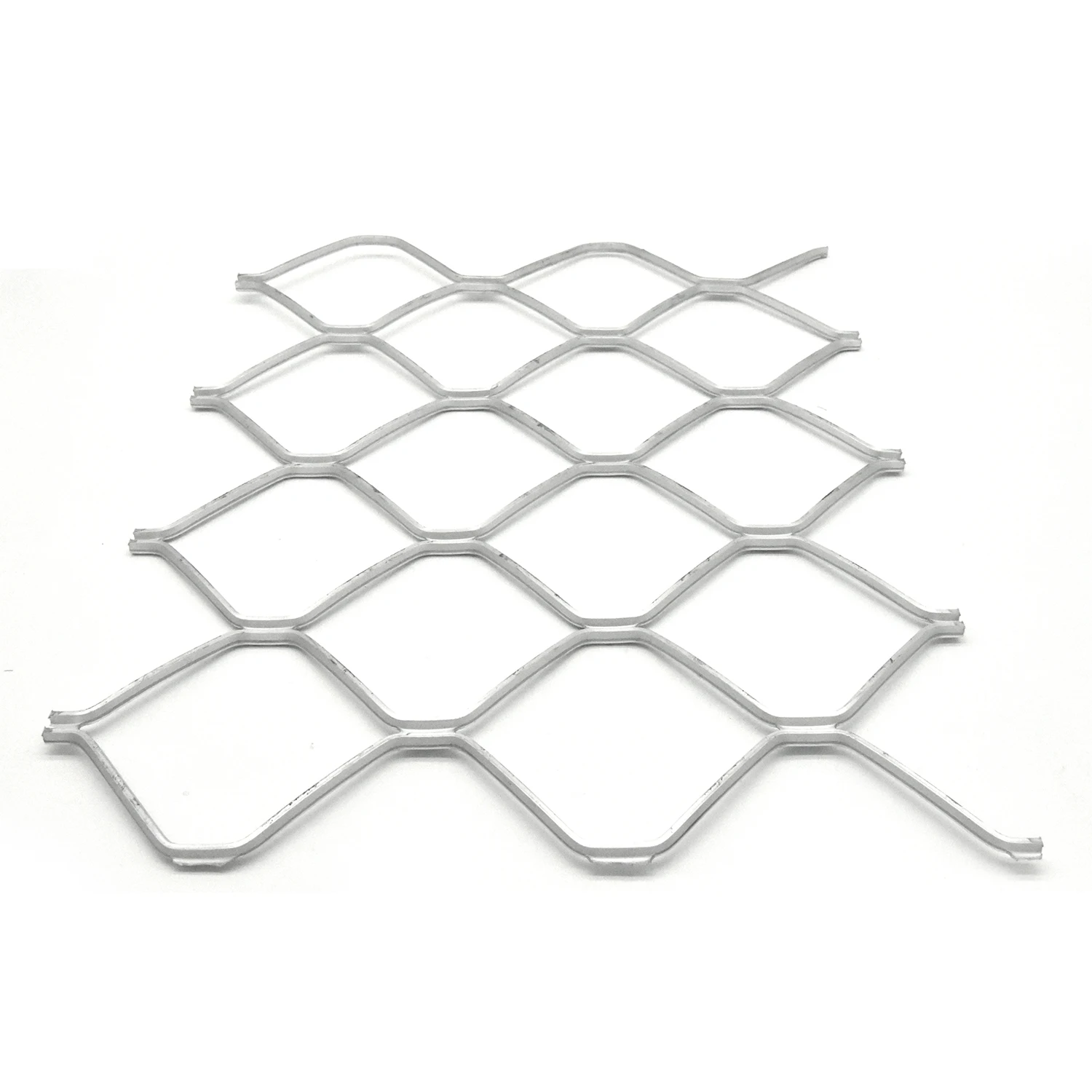 Rhombic Hole Expanded Metal Sheet - Aluminum Grille Mesh