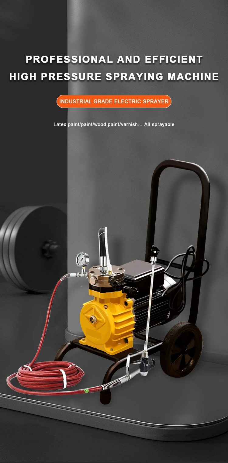 Km Portable Electric Airless Paint Spray Gun Factory-priced Battery ...