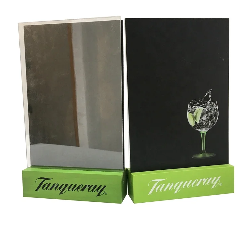 Captain Morgan Freestanding Wood Table Talker Stand Menu Holder - Buy ...