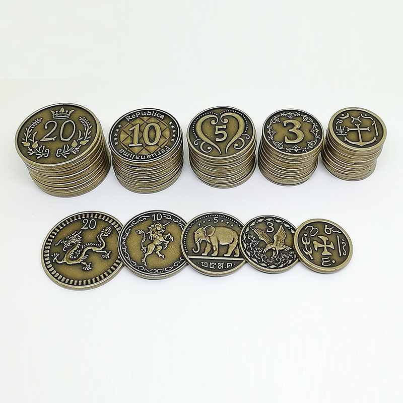 Wholesale Custom Metal Material Pierced Metal Token