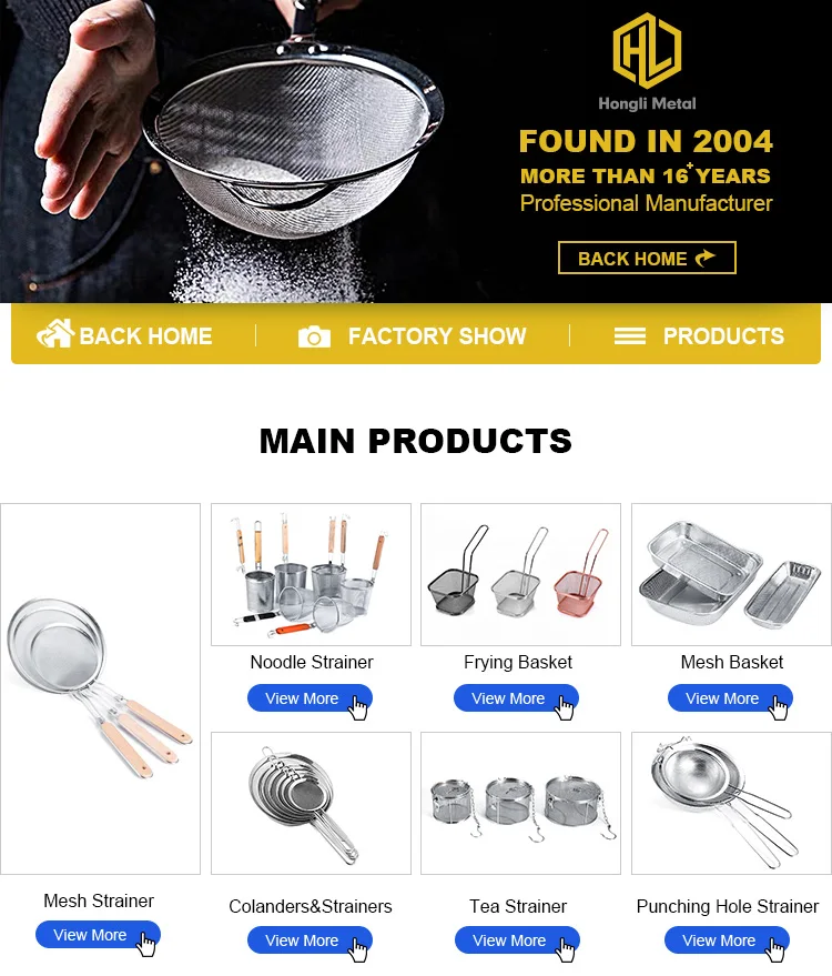 Oil Strainer Net Spoon Slotted Skimmer Metal Stainless Steel Kitchen ...