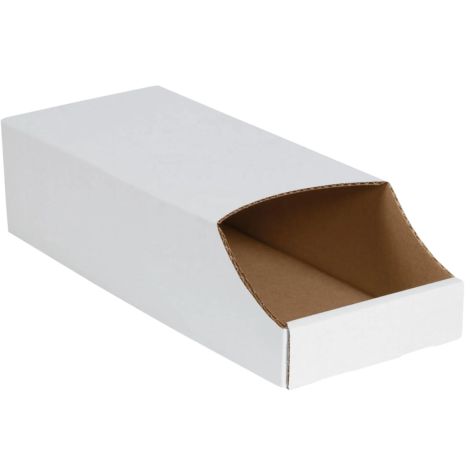 Custom Cardboard Corrugated Storage Bin Stackable Bin Boxes Stackable ...